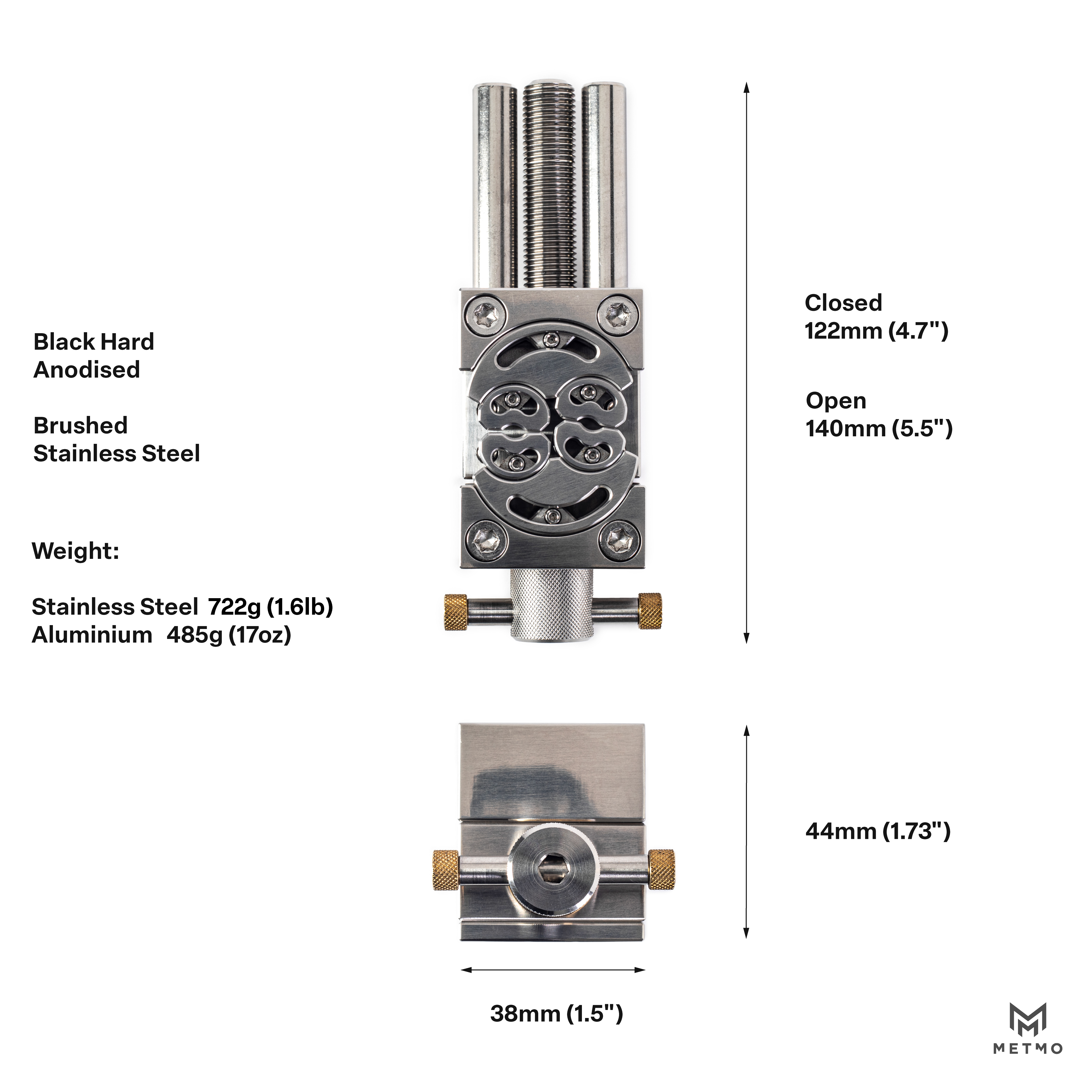 How big is the Fractal Vise? – MetMo